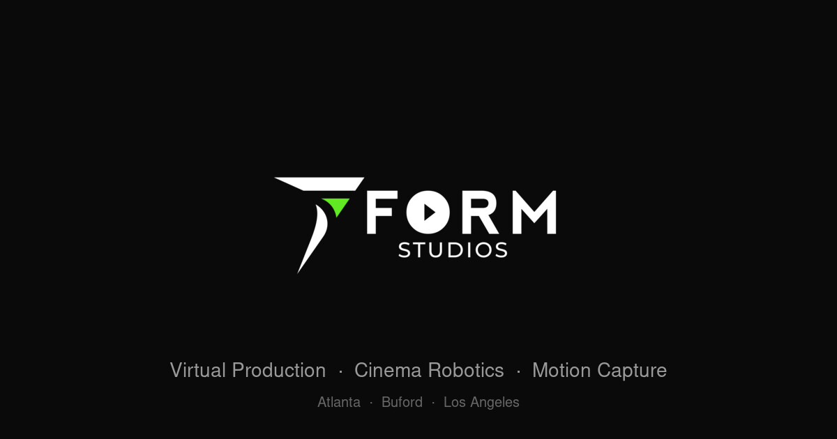 Atlanta Virtual Production, Motion Capture & Cinema Robot Studio | Form ...